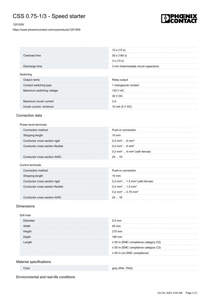 Phoenix Contact 1201509 document page 3