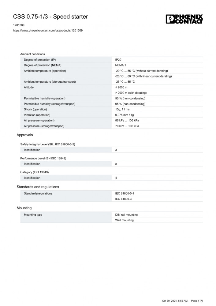Phoenix Contact 1201509 document page 4