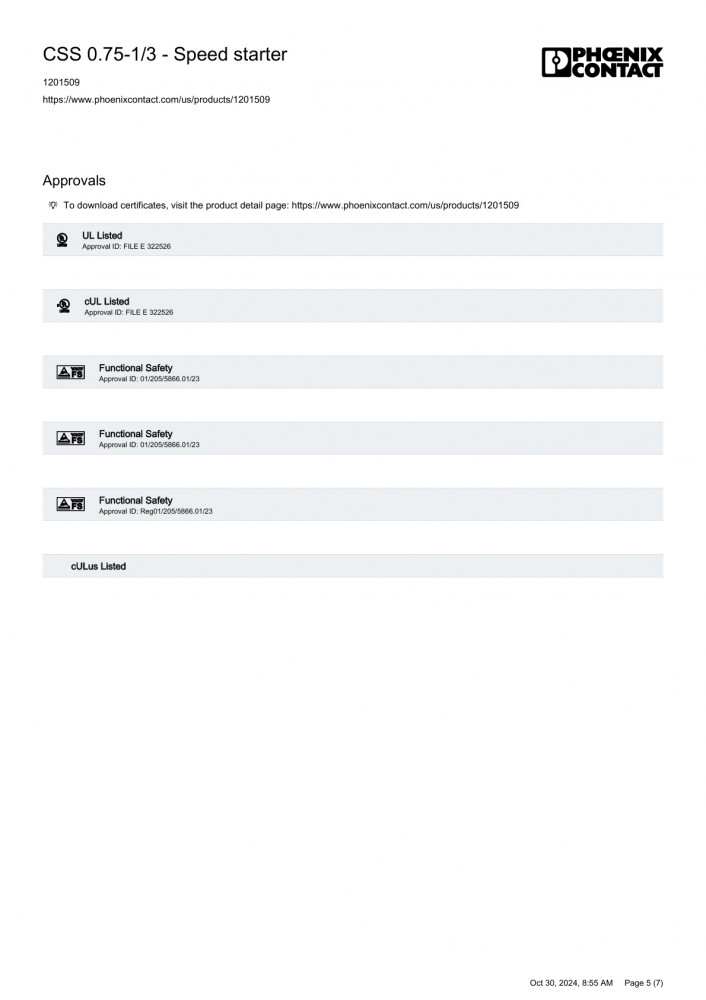 Phoenix Contact 1201509 document page 5