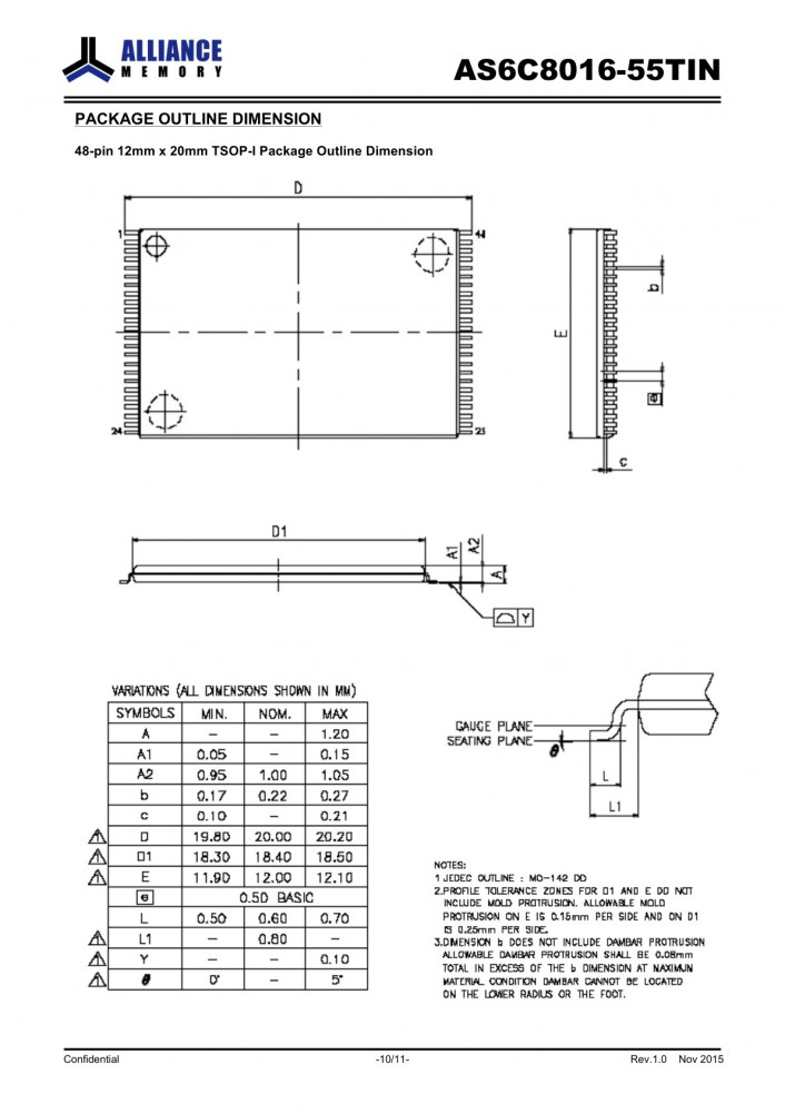 AS6C8016 datasheet page 10