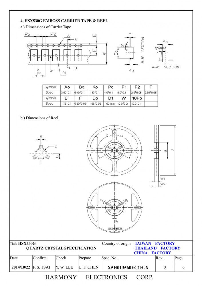 X5H013560FC1H-X specification page 6