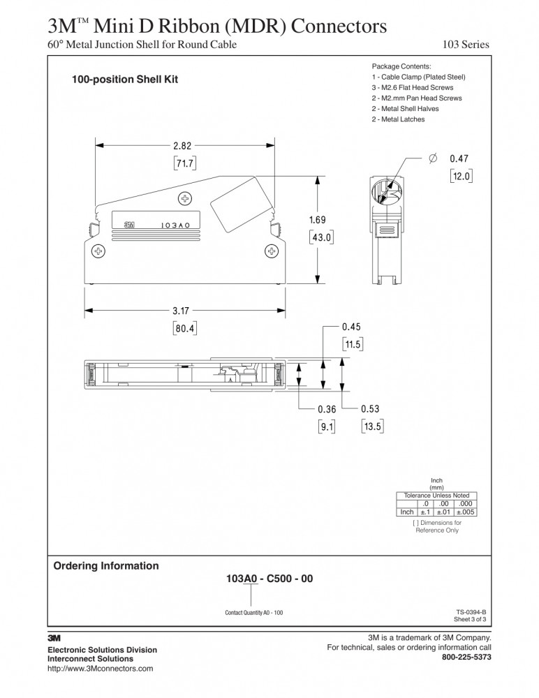 10340-C500-00 technical document page 3