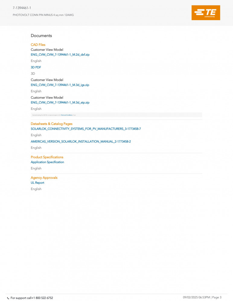 Solar connector documentation page 3