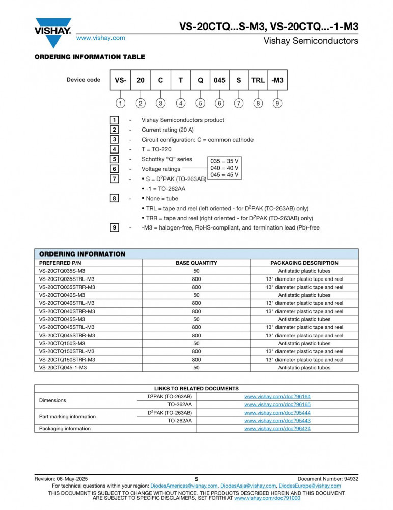 VS-20CTQ datasheet page 5