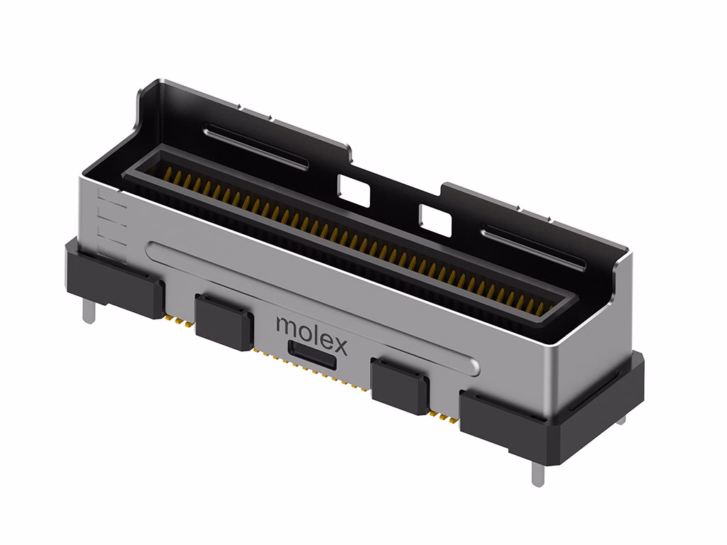NextStream Connector, 8x, 80 Circuits, 13 HS Channels Max, 1.55mm Shell Leg Length, PCIe Gen 6, with Pick and Place Dust Cap for sale
