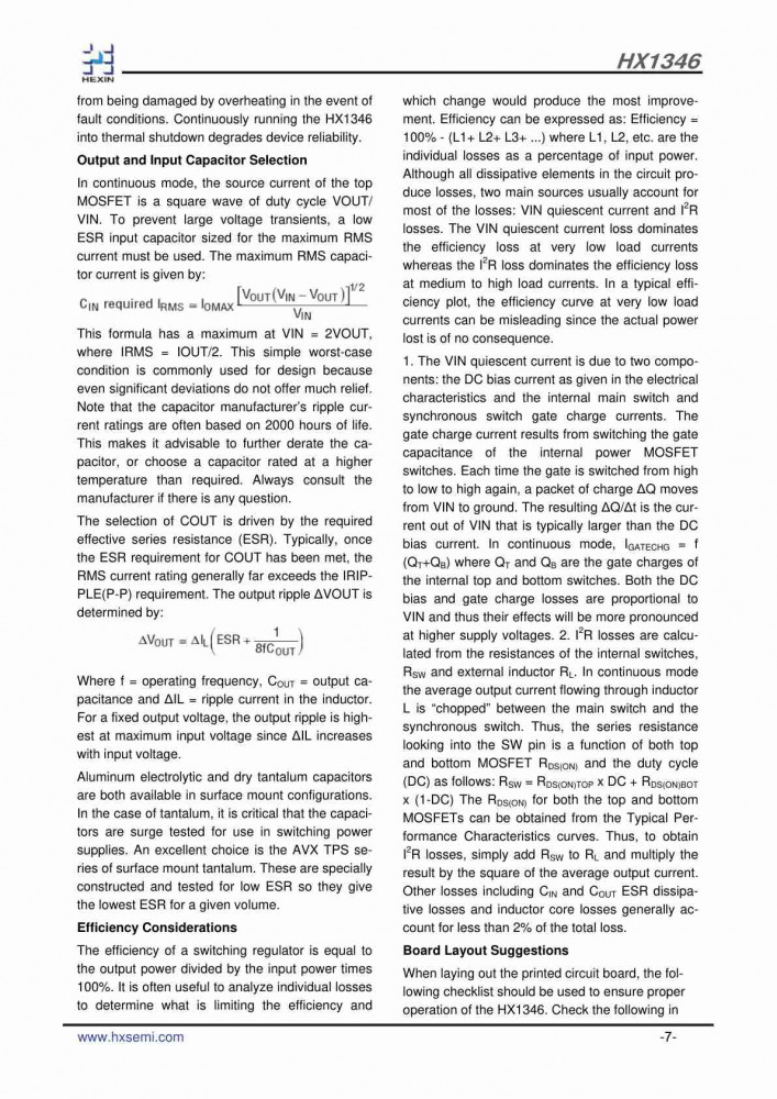 HX1346-AGC datasheet page 7