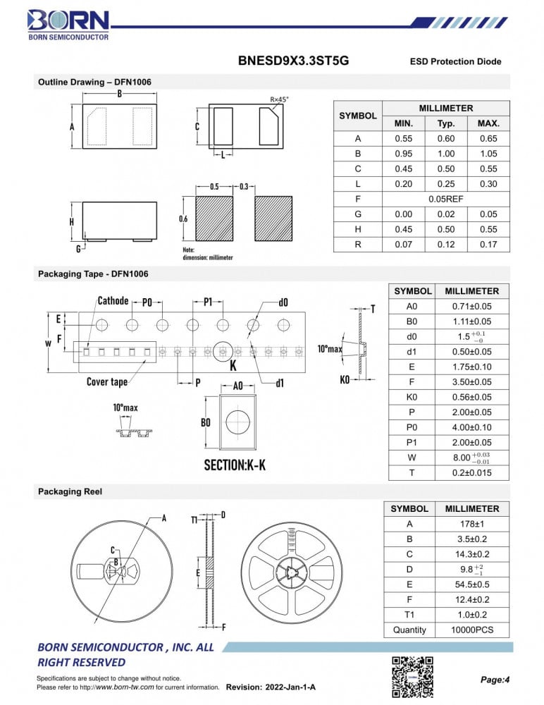 BNESD9X3.3ST5G datasheet page 4