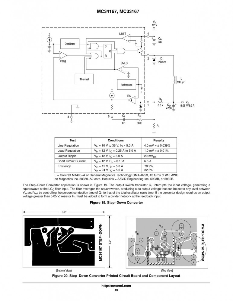 MC33167 datasheet page 10