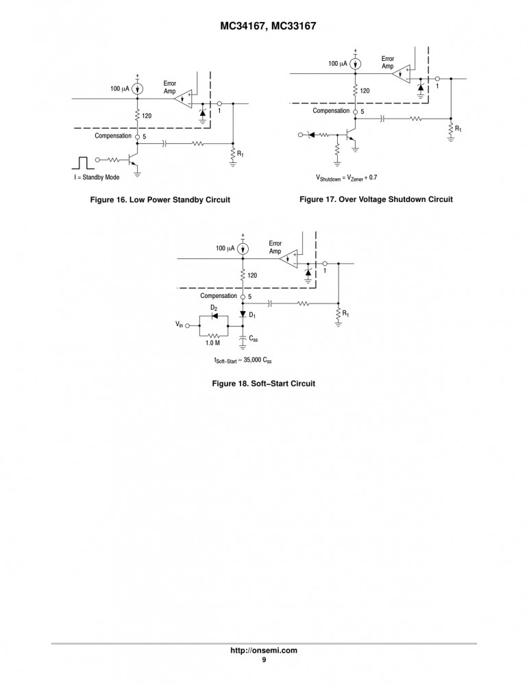 MC33167 datasheet page 9