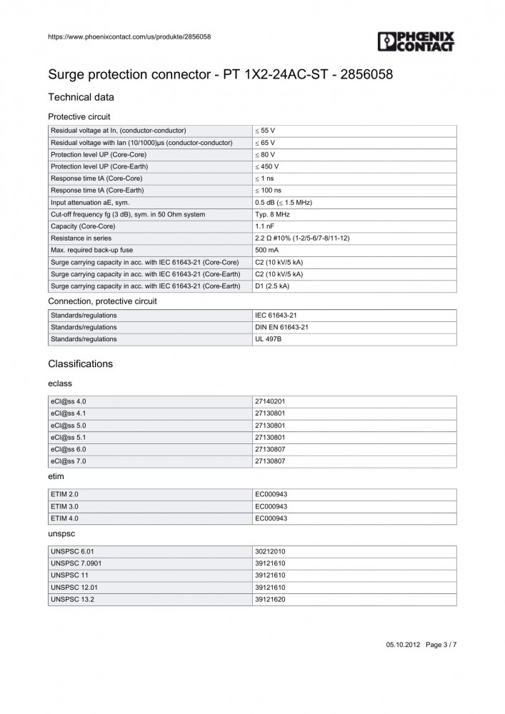 Phoenix Contact 2856058 technical document page 3
