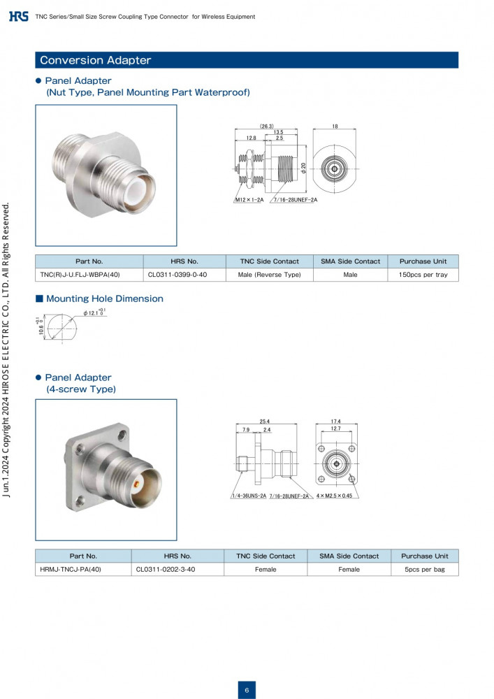 HRS TNC series document page 6