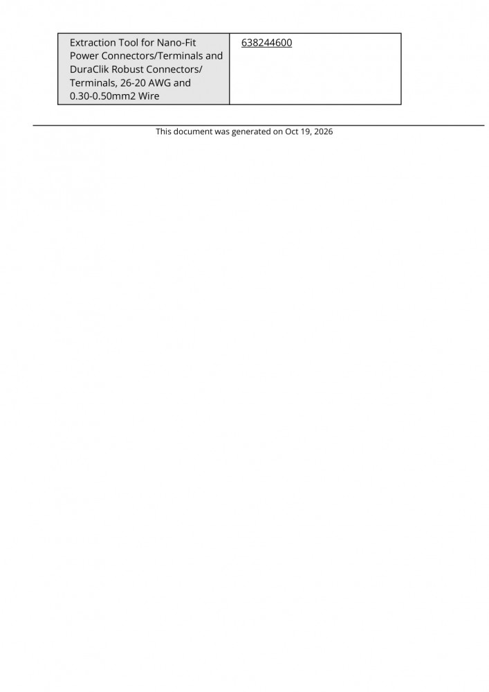 Nano-Fit product specification page 7