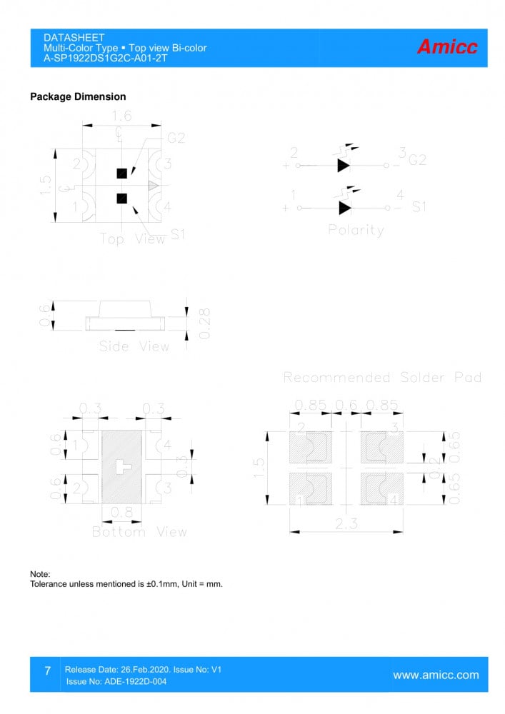 A-SP1922DS1G2C-A01-2T approval sheet page 7
