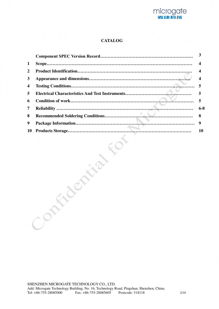 MPSM160808BE2R2M20-LF specification page 2