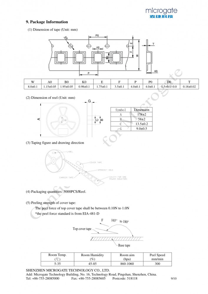 MPSM160808BE2R2M20-LF specification page 9