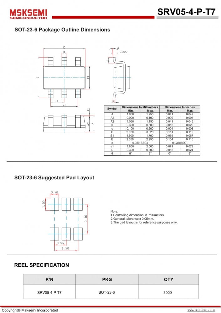 SRV05-4-P-T7 datasheet page 5