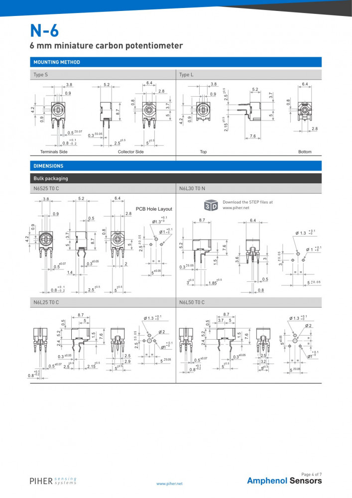 N6 series datasheet page 4