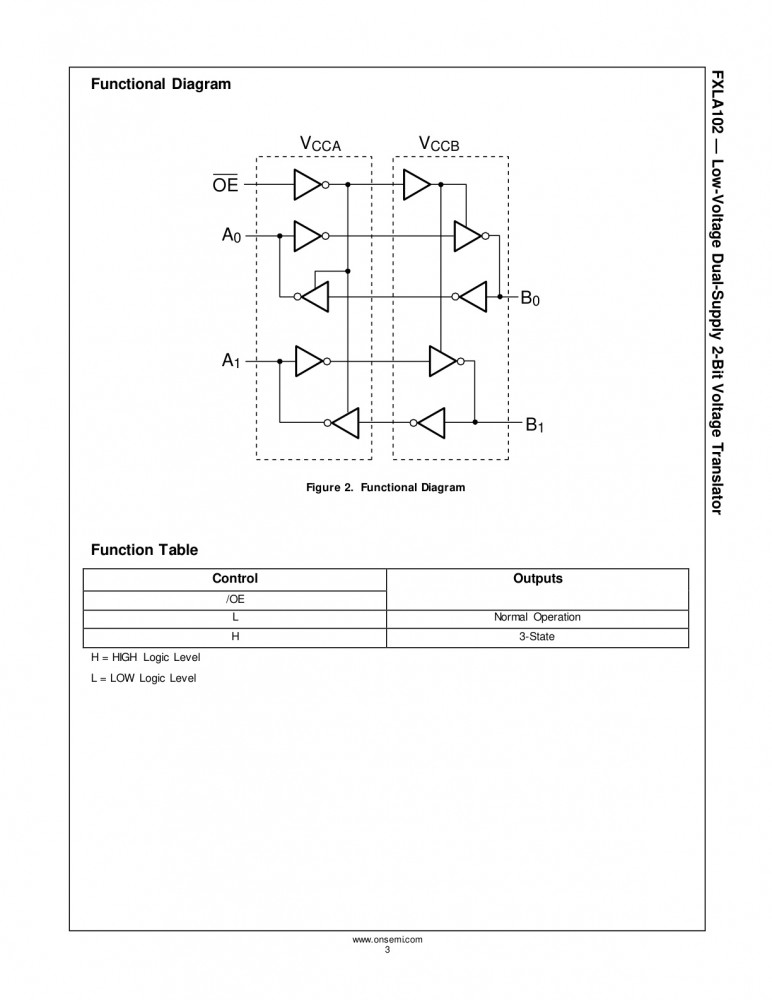 FXLA102 technical document page 4