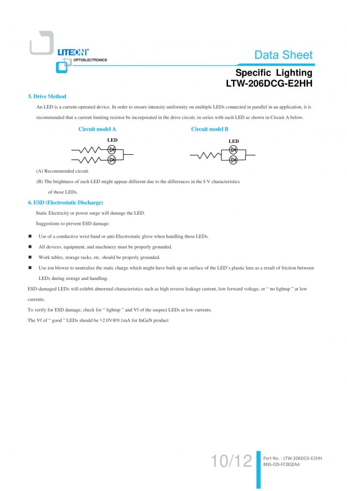 LTW-206DCG-E2HH datasheet page 10
