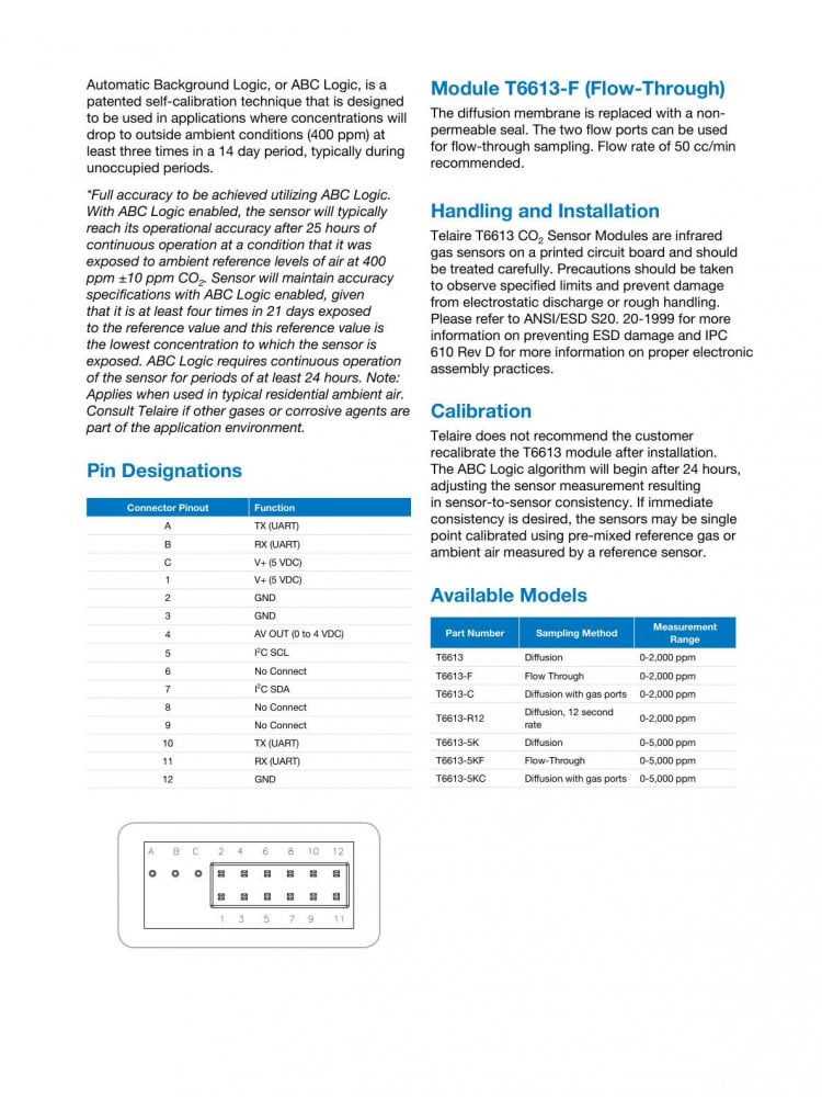 T6613 technical document page 3