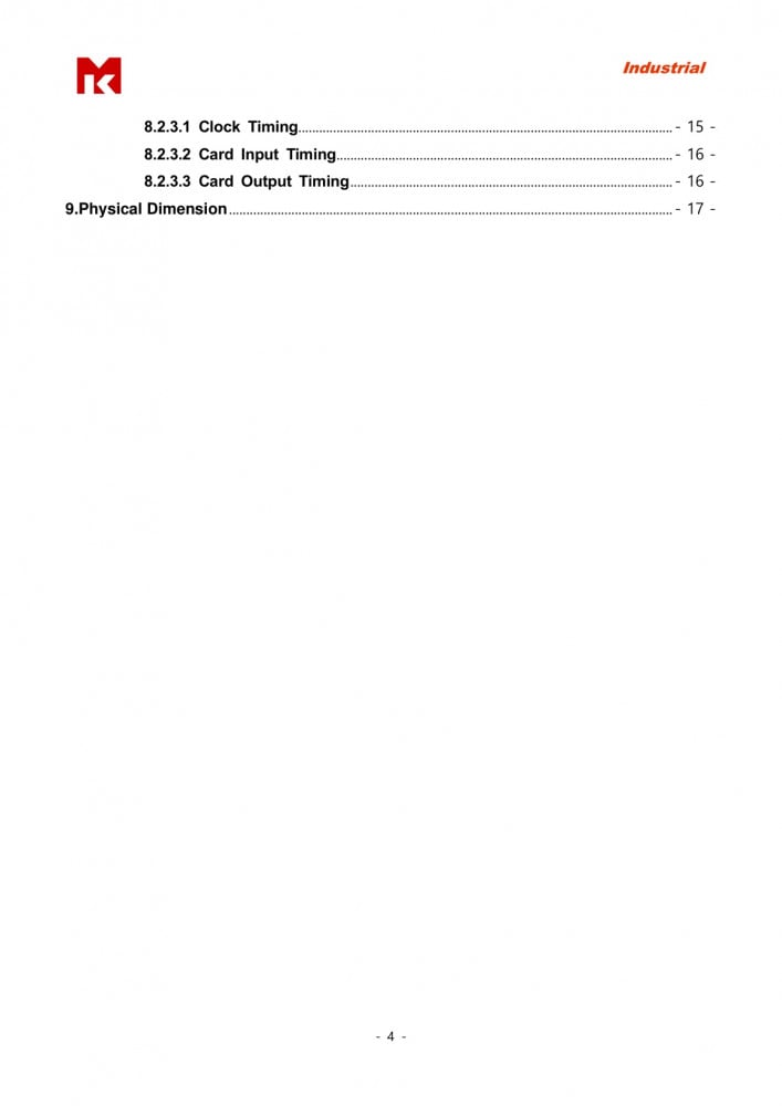 MK MicroSD datasheet page 4