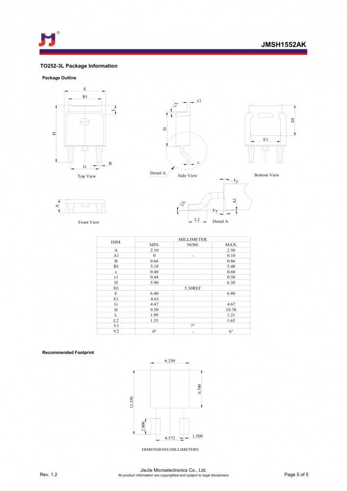 JMSH1552AK datasheet page 5