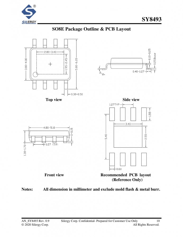 SY8493FCC datasheet page 10