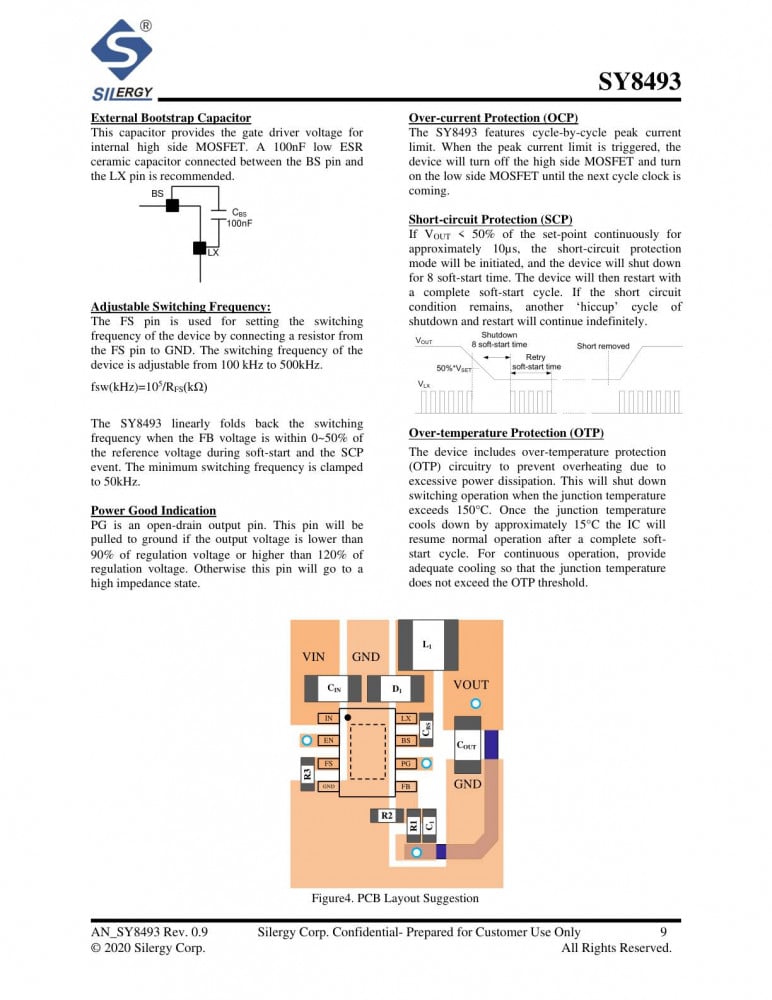 SY8493FCC datasheet page 9