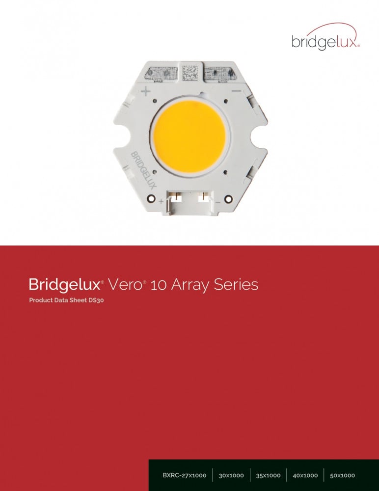 Bridgelux Vero 10 datasheet page 1