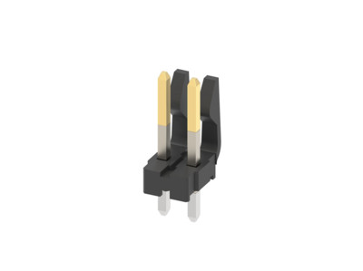 KK 396 Breakaway Header, Vertical, Square Pin, with Friction Lock, 2 Circuits, 0.38µm Gold (Au) Plating, 4.37mm Tail Length, 11.43mm Mating Pin Length for sale