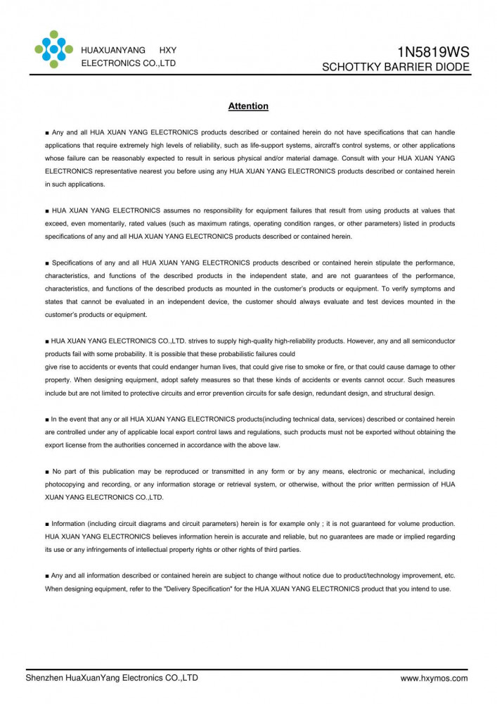 1N5819WS datasheet page 4