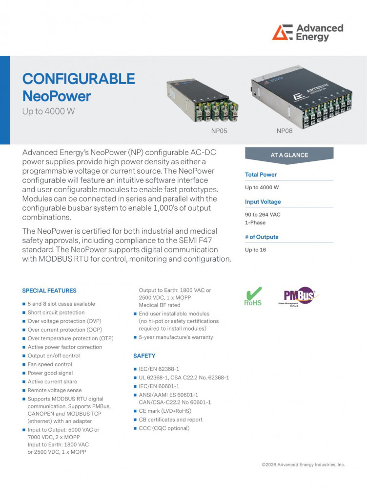 NeoPower NP08 documentation page 1