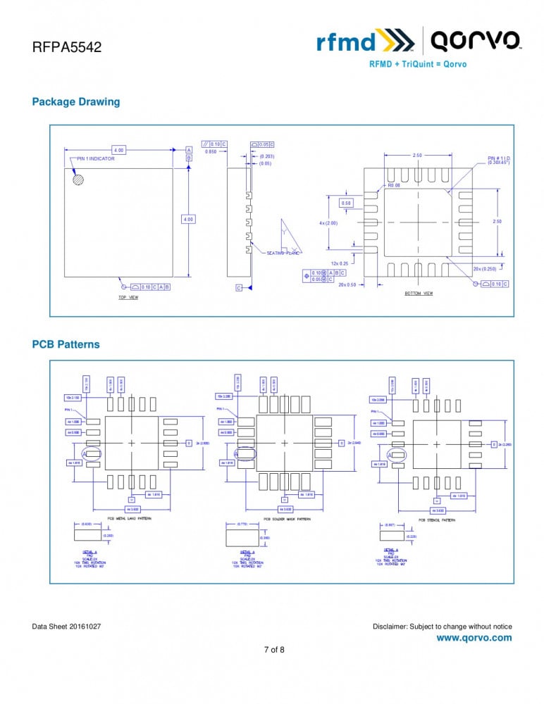 RFPA5542 datasheet page 7