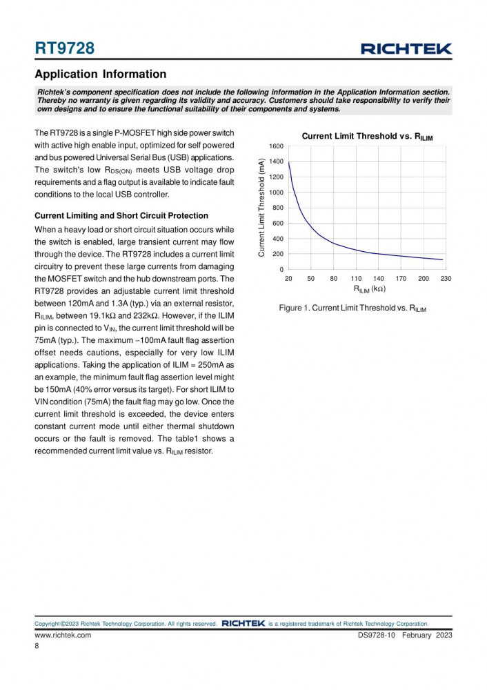 RT9728 datasheet page 8