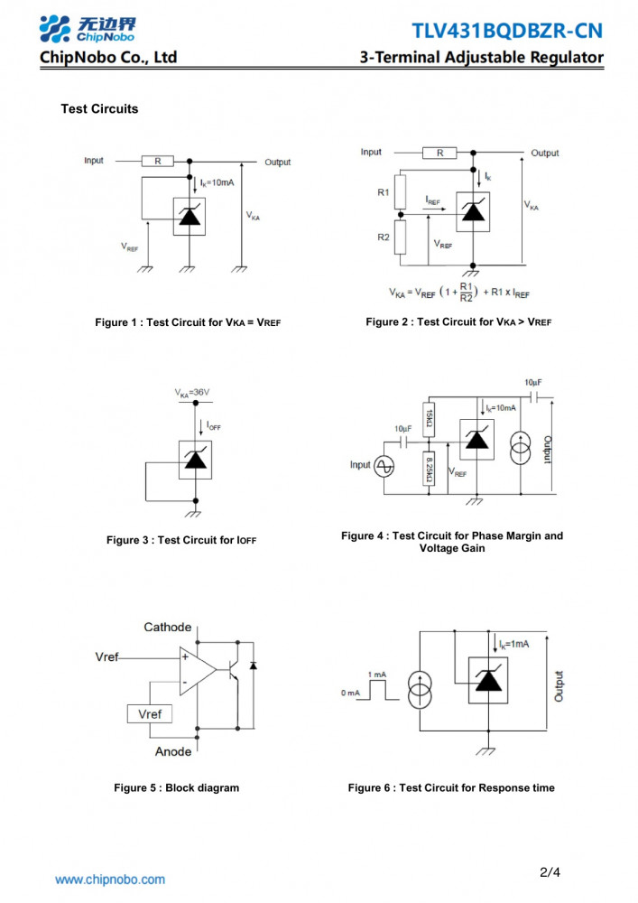 TLV431BQDBZR-CN technical document page 2