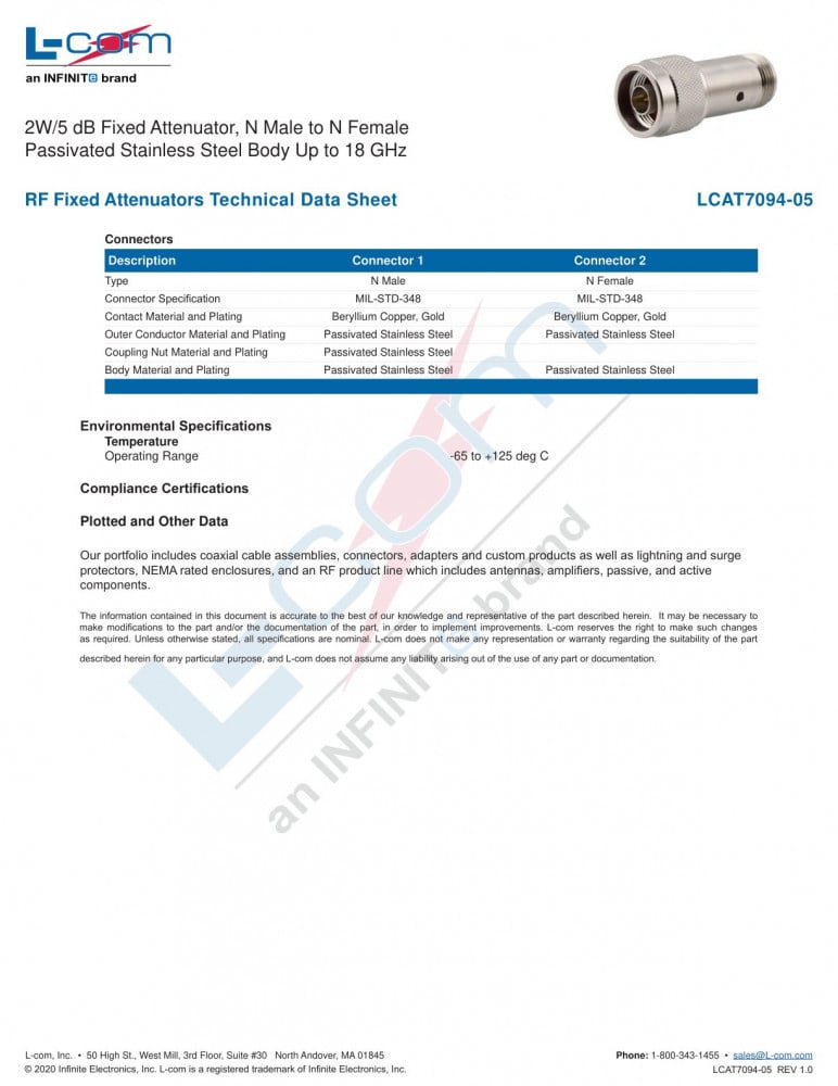 LCAT7094-05 datasheet page 2