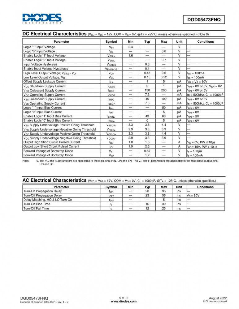 DGD05473FNQ-7 datasheet page 4