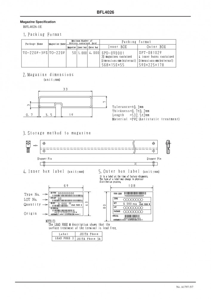 BFL4026 datasheet page 5