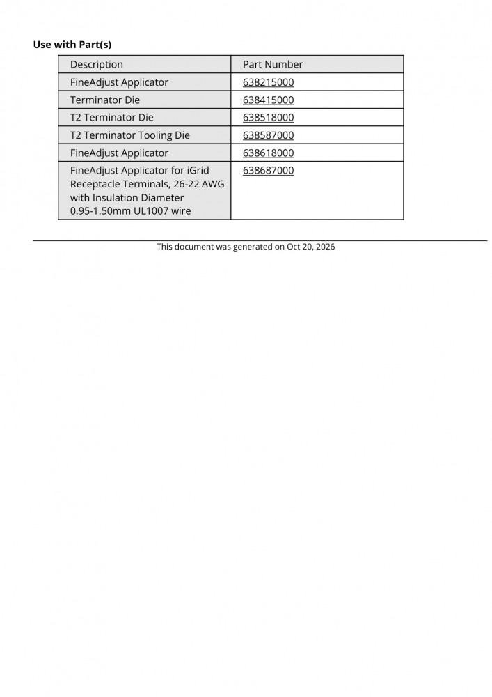 Tooling document preview, page 3