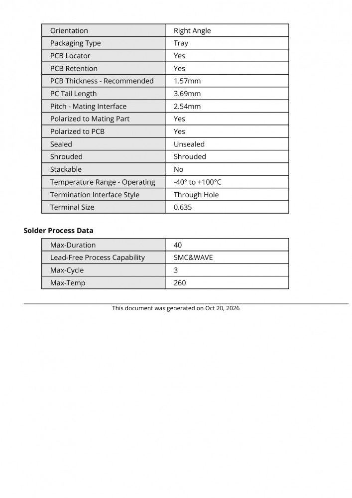 MOLEX 307005169 technical document image 3