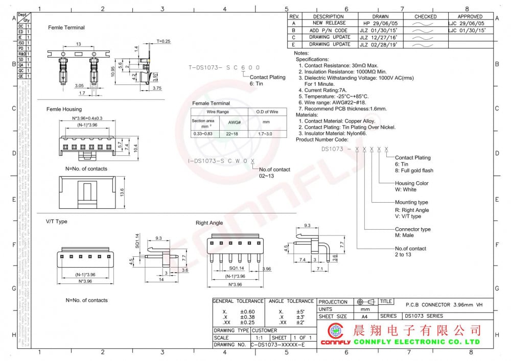 DS1073-6MVW6 technical document preview