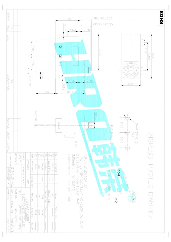 K9-1802B technical document preview