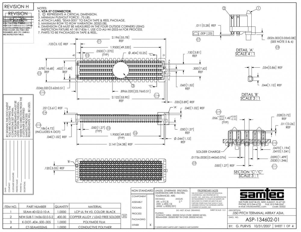 ASP-134602-01 drawing page 1