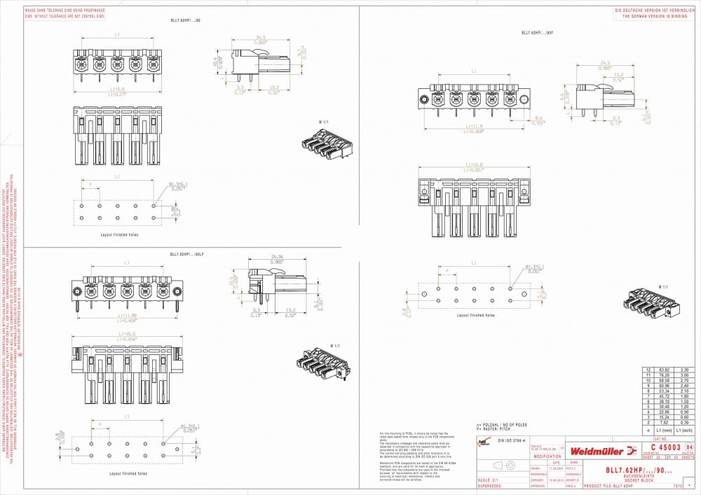 WEIDMULLER 1043300000 datasheet page 6