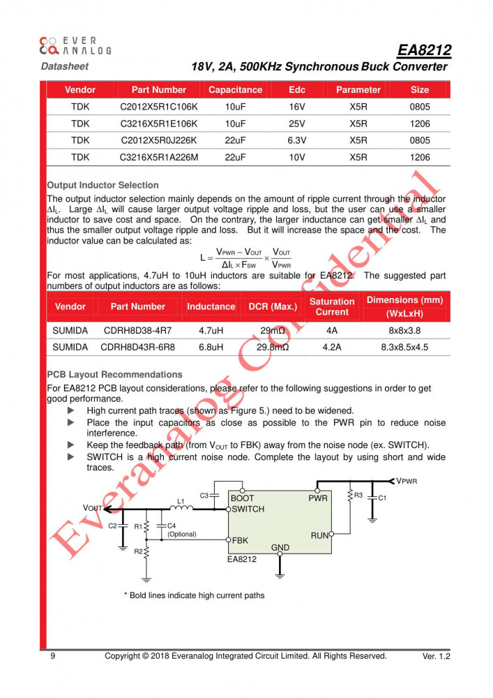 EA8212T6R datasheet page 9