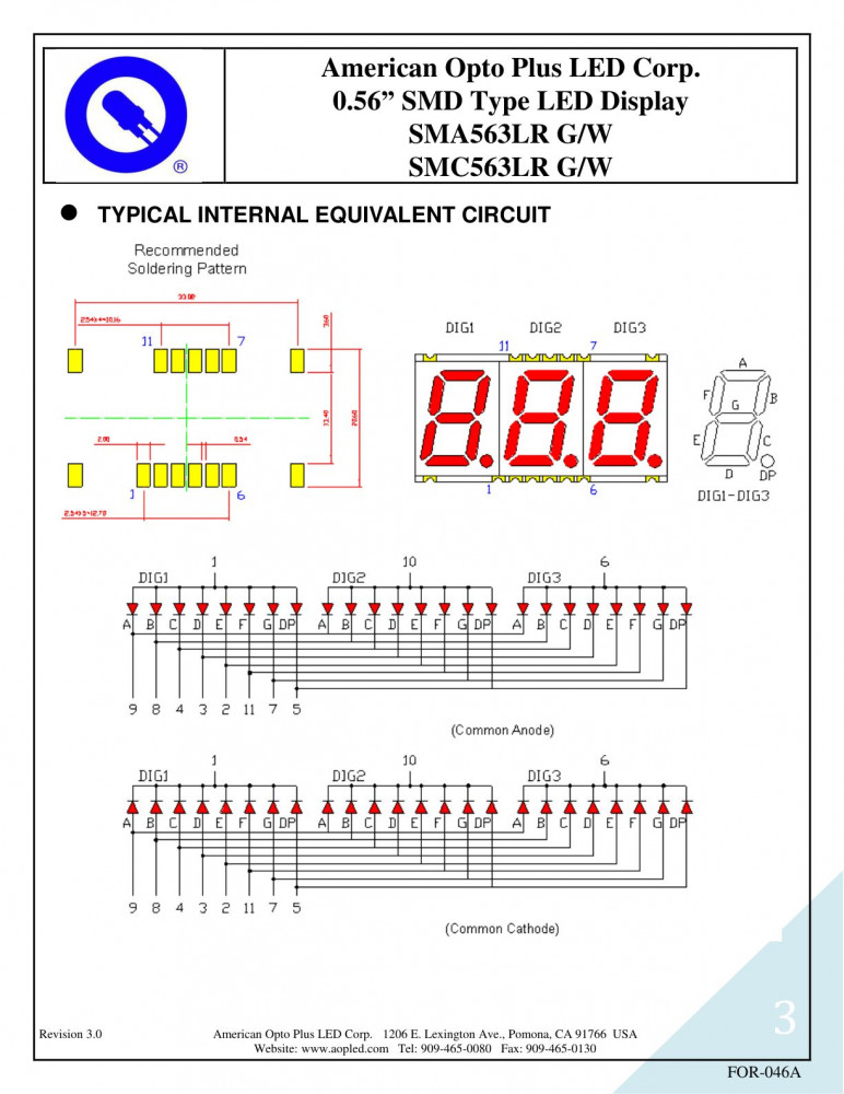 SMA563LR datasheet page 3