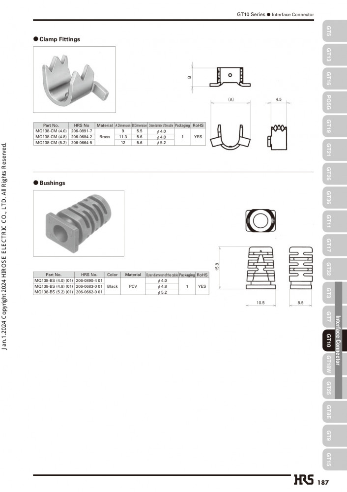 HRS GT10 series document page 4