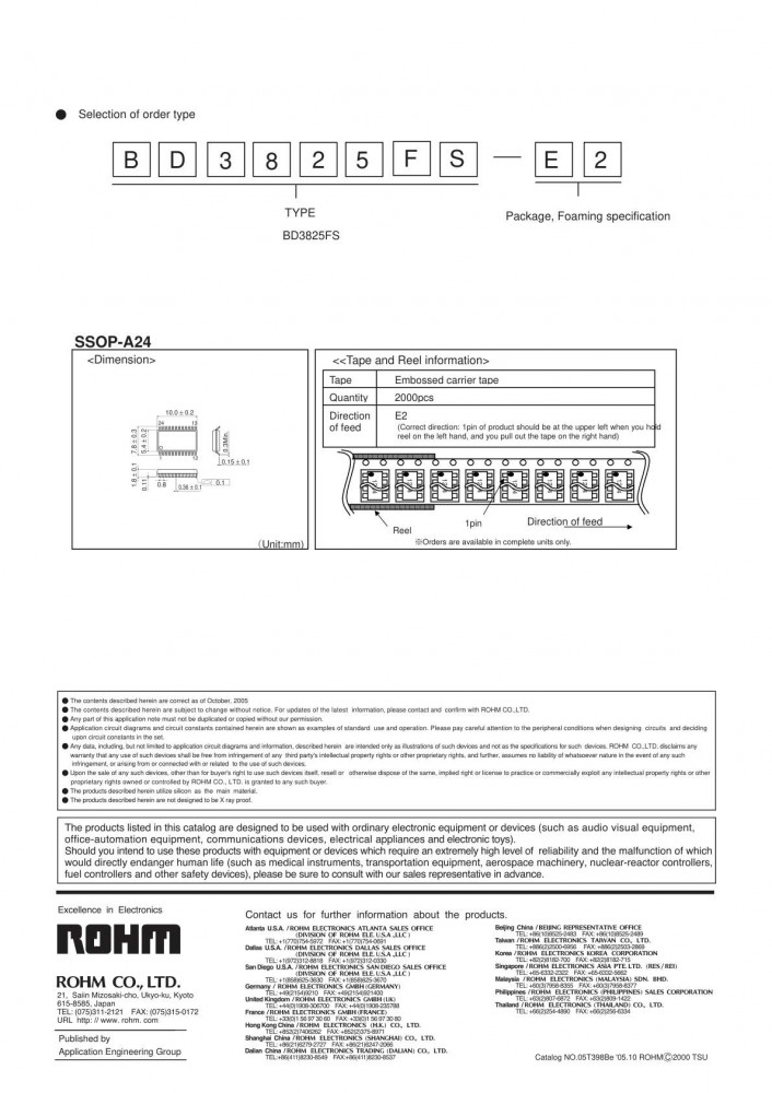 BD3825FS-E2 datasheet page 8
