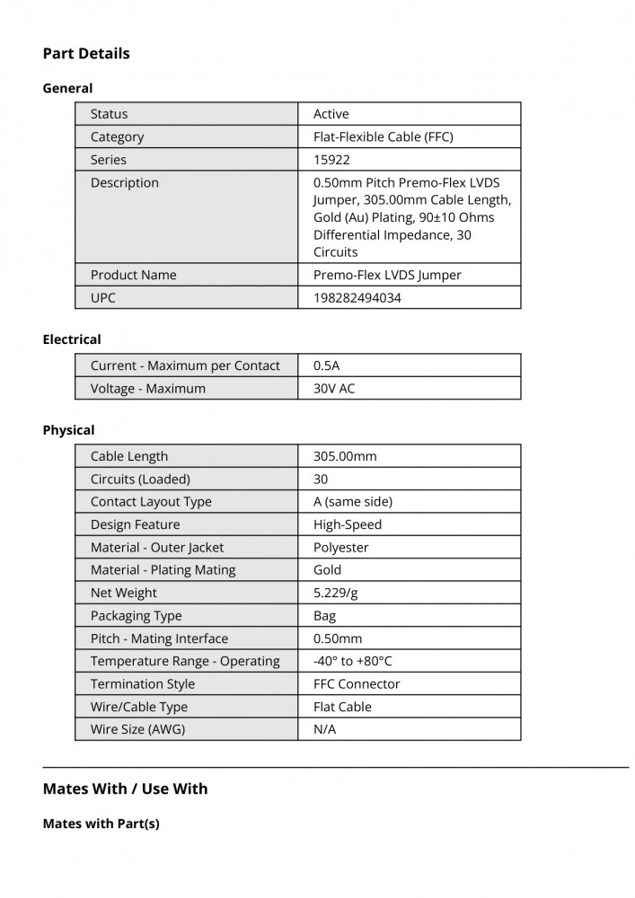 Product document page 2