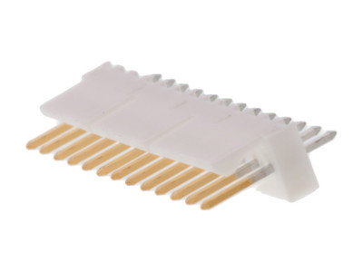 KK 254 Solid Header, Vertical, with Friction Lock, 13 Circuits, 0.51µm Gold (Au) Plating, 3.56mm Tail Length, Bag for sale